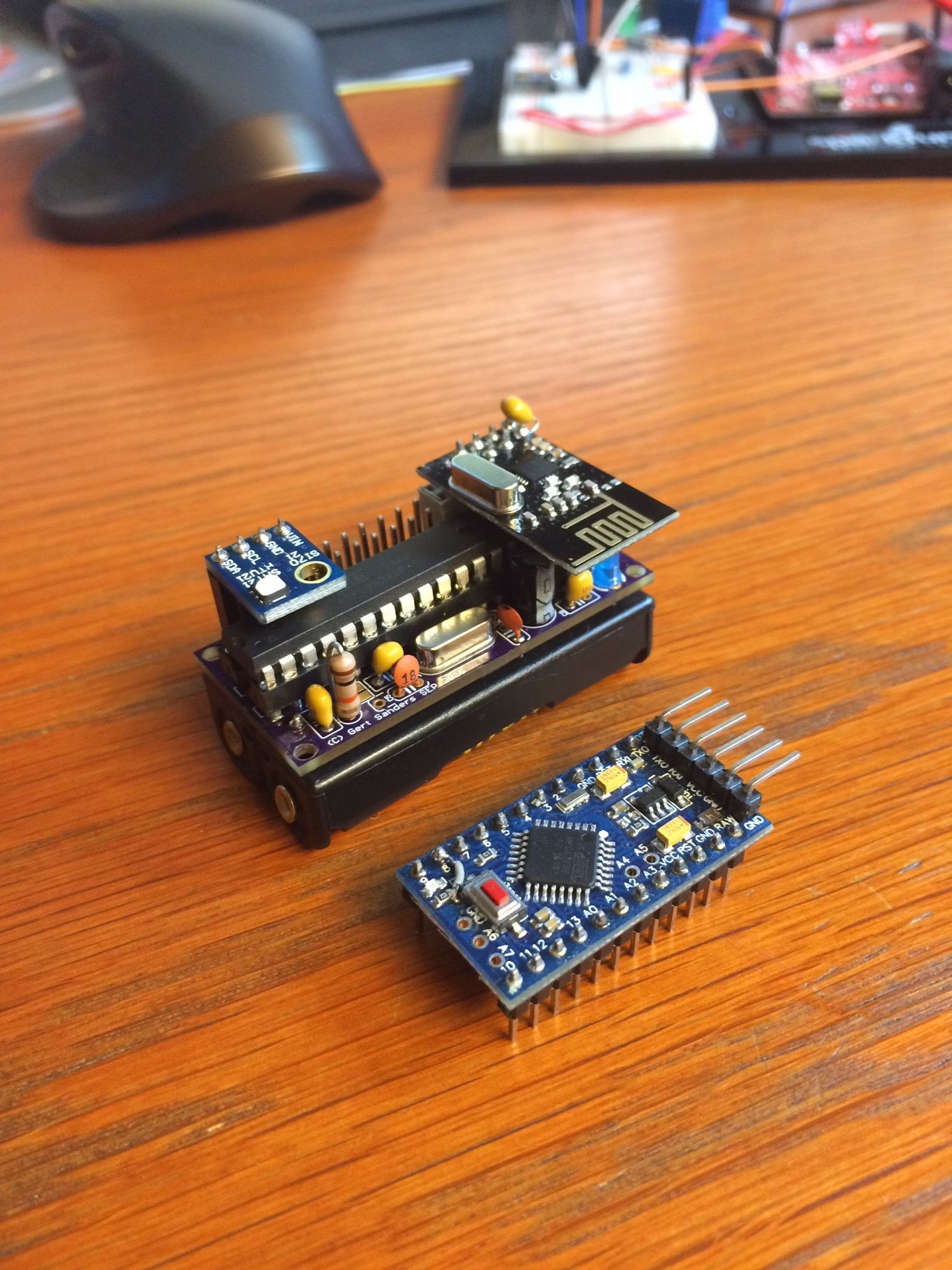 Battery based atmega328p sensor (no SMD) | OpenHardware.io - Enables Open Source Hardware Innovation