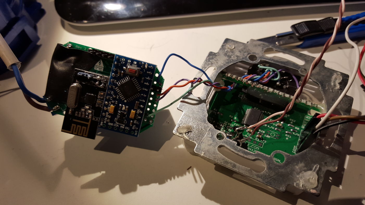 In wall LCD Switch/Scene controller for MySensors | OpenHardware.io - Enables Open Source ...