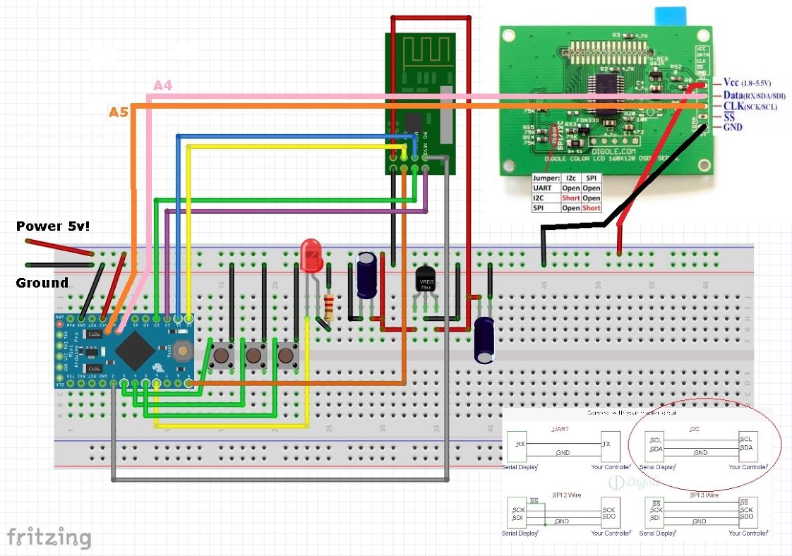 In wall LCD Switch/Scene controller for MySensors | OpenHardware.io - Enables Open Source ...