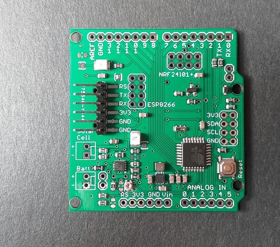 Solar powered sensor board | OpenHardware.io - Enables Open Source ...