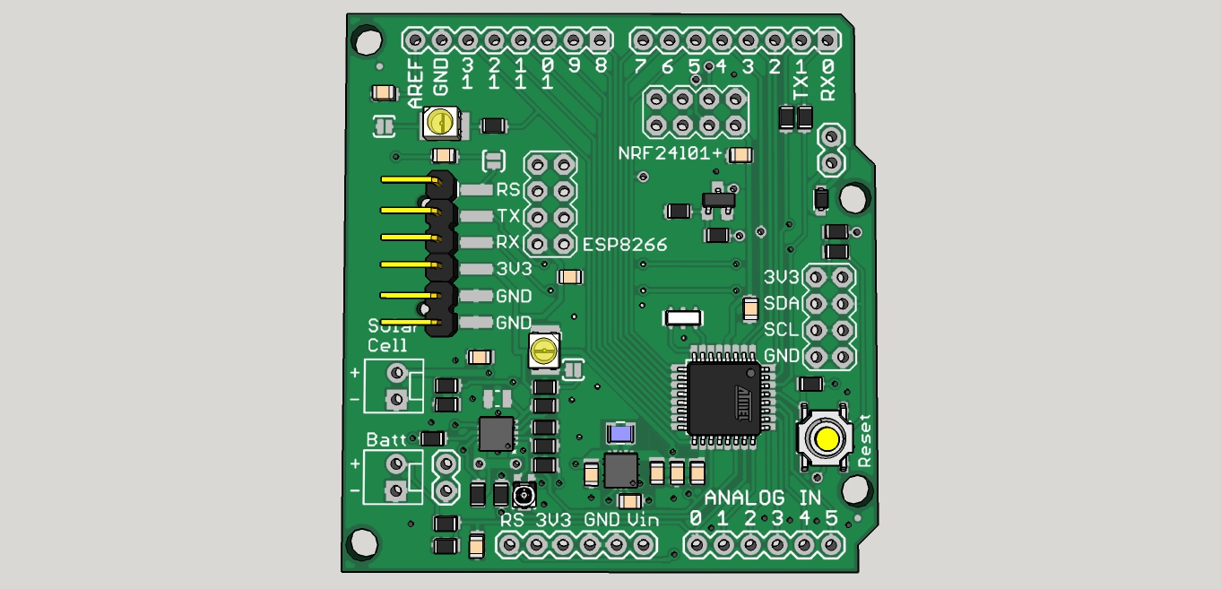 Solar powered sensor board | OpenHardware.io - Enables Open Source Hardware Innovation