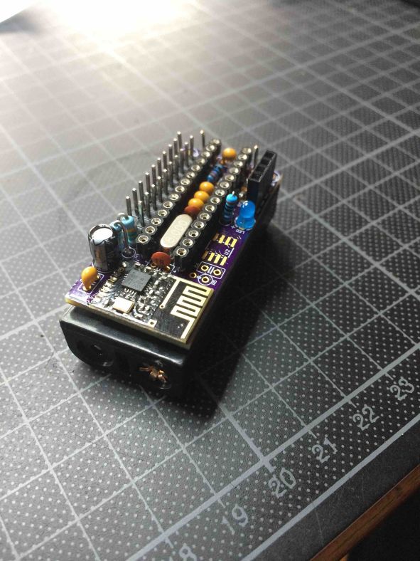 Battery based atmega328p sensor with SMD nrf24l01+ | OpenHardware.io - Enables Open Source ...