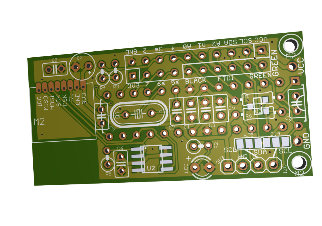 Battery based atmega328p sensor with SMD nrf24l01+ | OpenHardware.io - Enables Open Source ...
