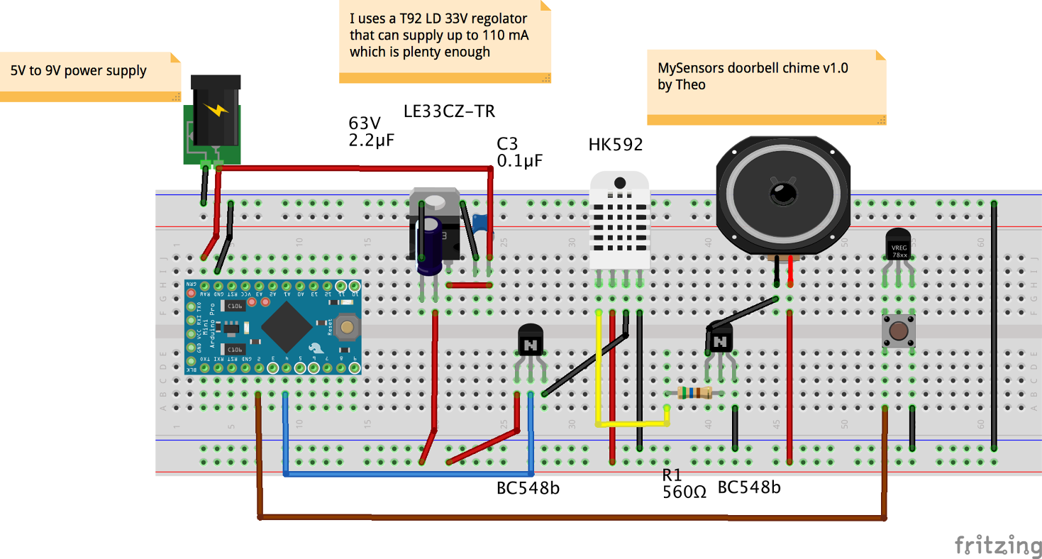 Arduino doorbell chime