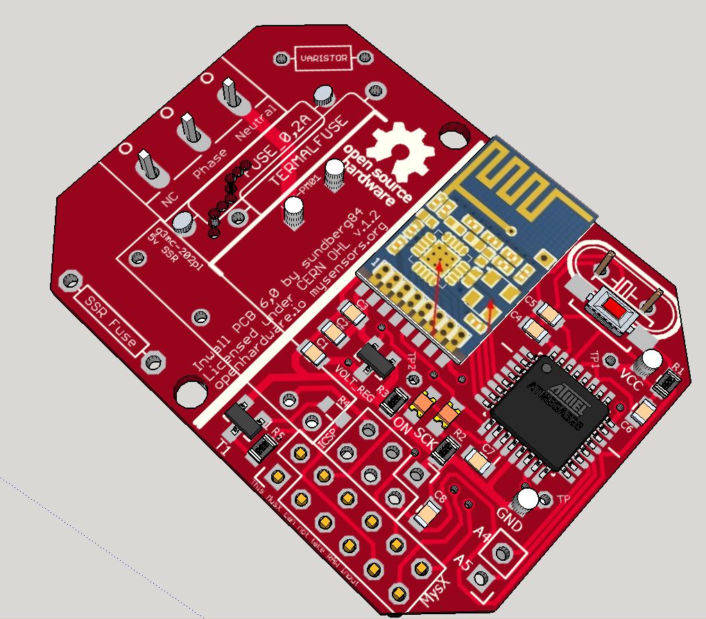 In Wall AC/DC Pcb (with Relay) for MySensors (SMD) | OpenHardware.io - Enables Open Source ...