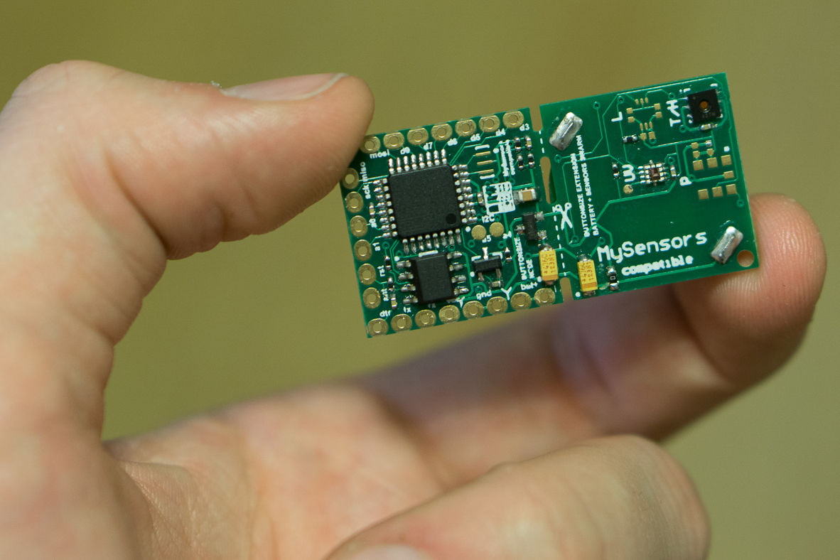 Button size radionode with sensors swarm extension | OpenHardware.io - Enables Open Source ...