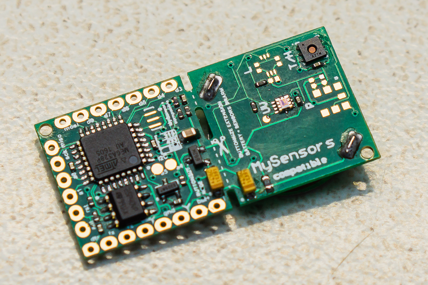 Button size radionode with sensors swarm extension | OpenHardware.io - Enables Open Source ...