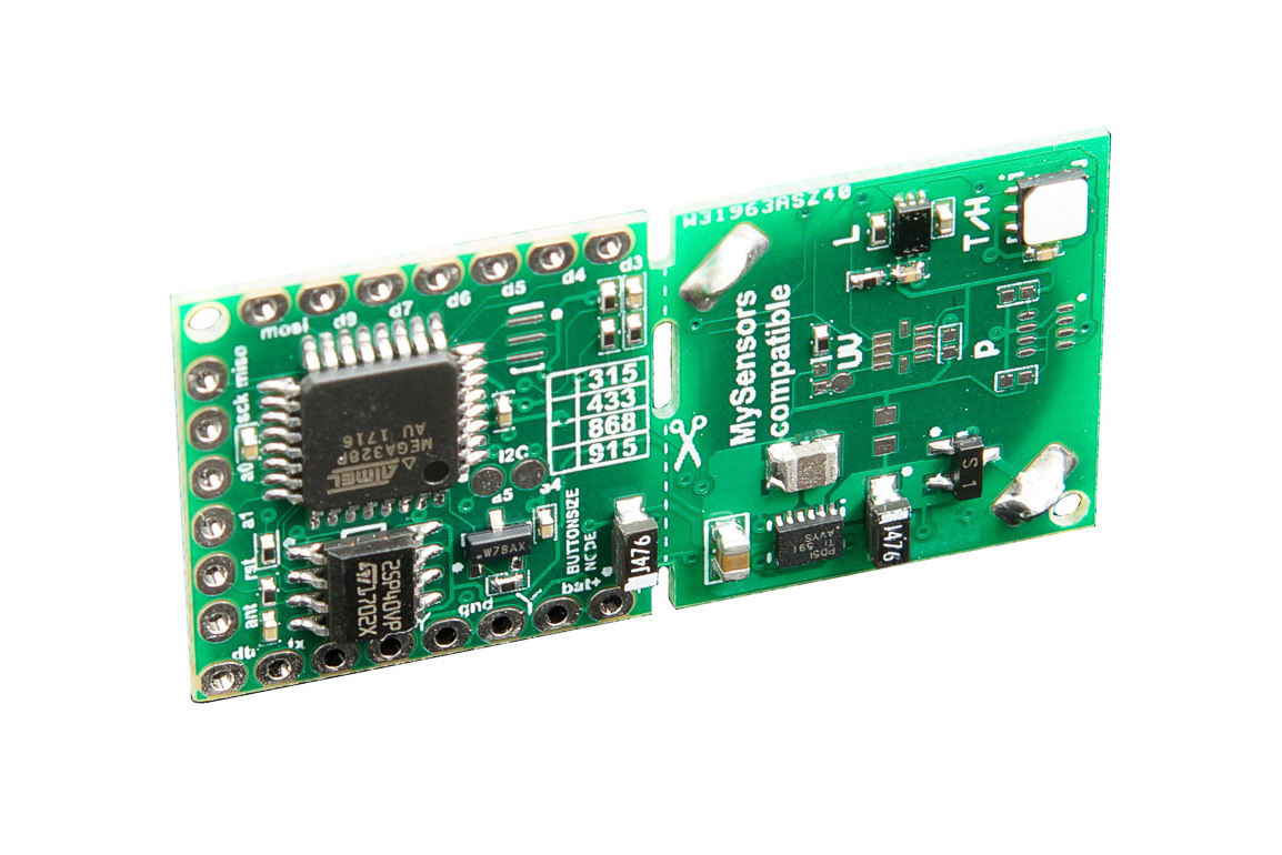 Button size radionode with sensors swarm extension | OpenHardware.io - Enables Open Source ...