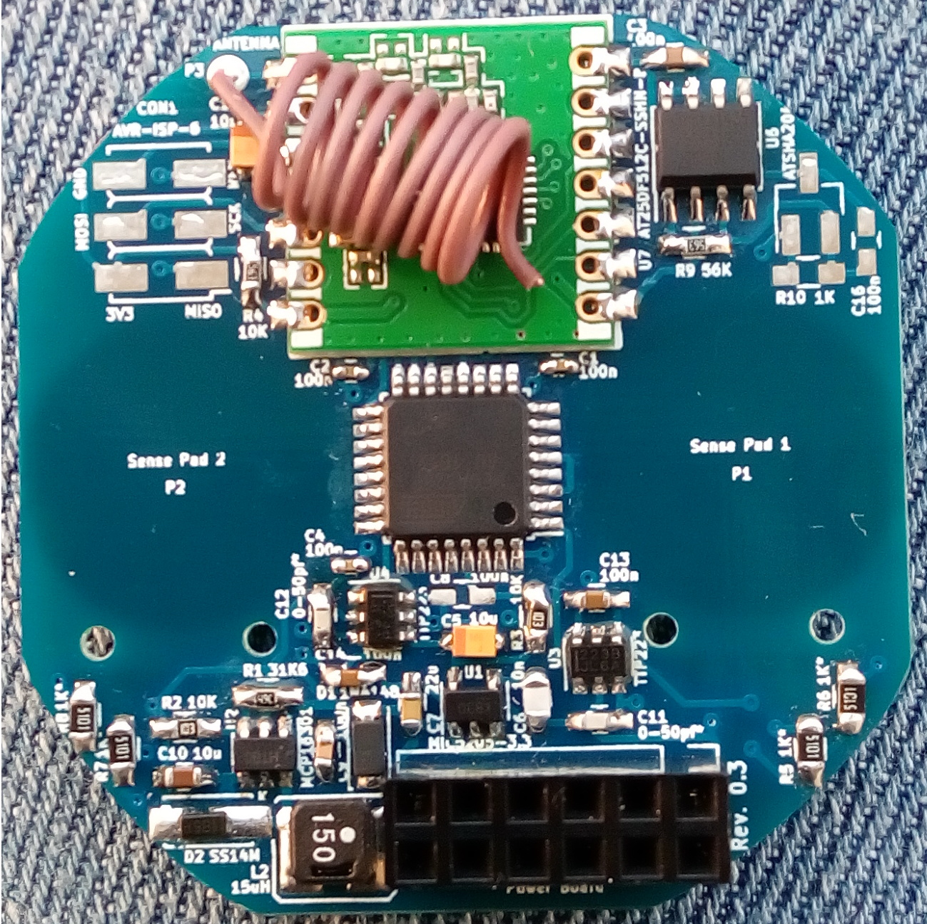 RFM69 Livolo 2 channels 1 way EU switch(VL-C700X-1 Ver: B8 ...