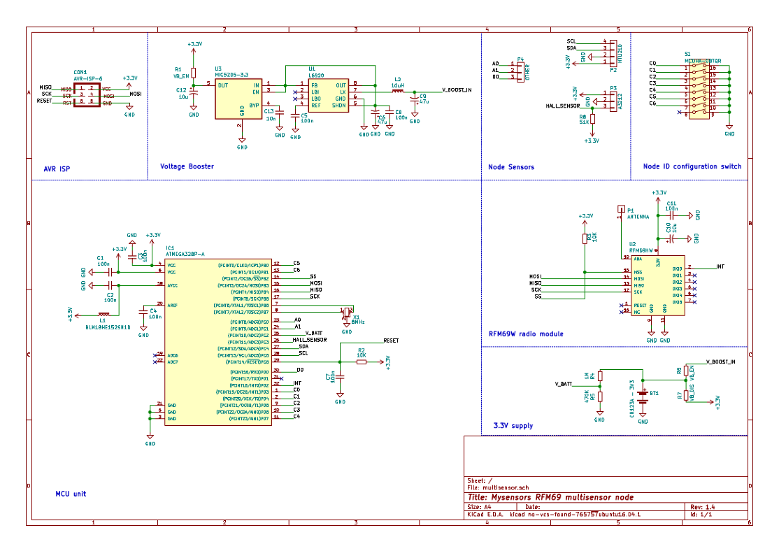 RFM69 Multisensor Node (CR123) | OpenHardware.io - Enables Open Source Hardware Innovation