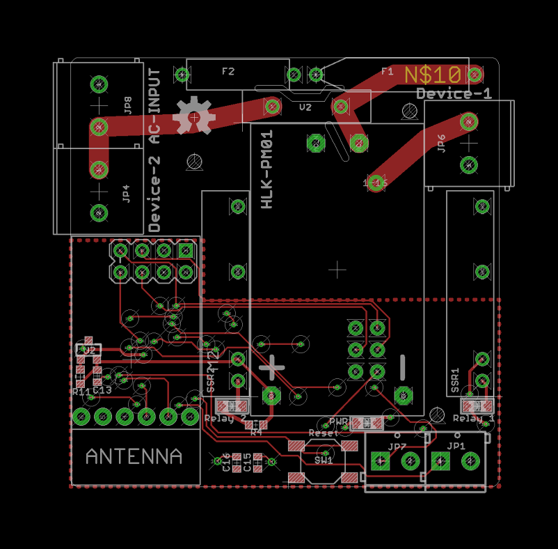 Homini AC Powered Relay (2) Module | OpenHardware.io - Enables Open Source Hardware Innovation