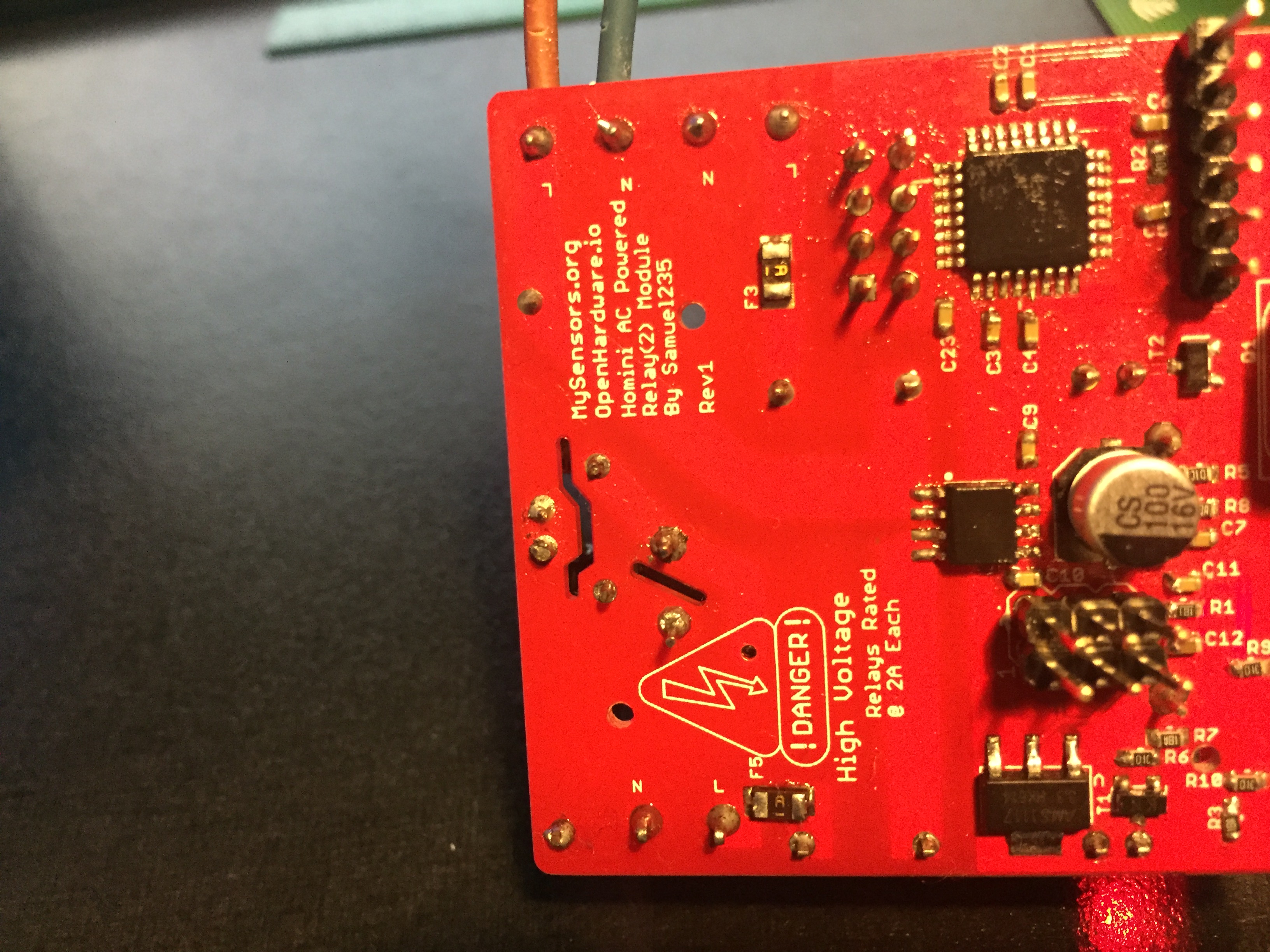 Homini AC Powered Relay (2) Module | OpenHardware.io - Enables Open Source Hardware Innovation