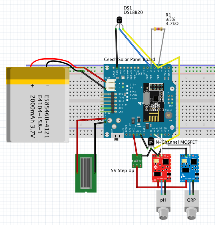 Floating Swimming Pool Sensor (Water Quality) | OpenHardware.io ...