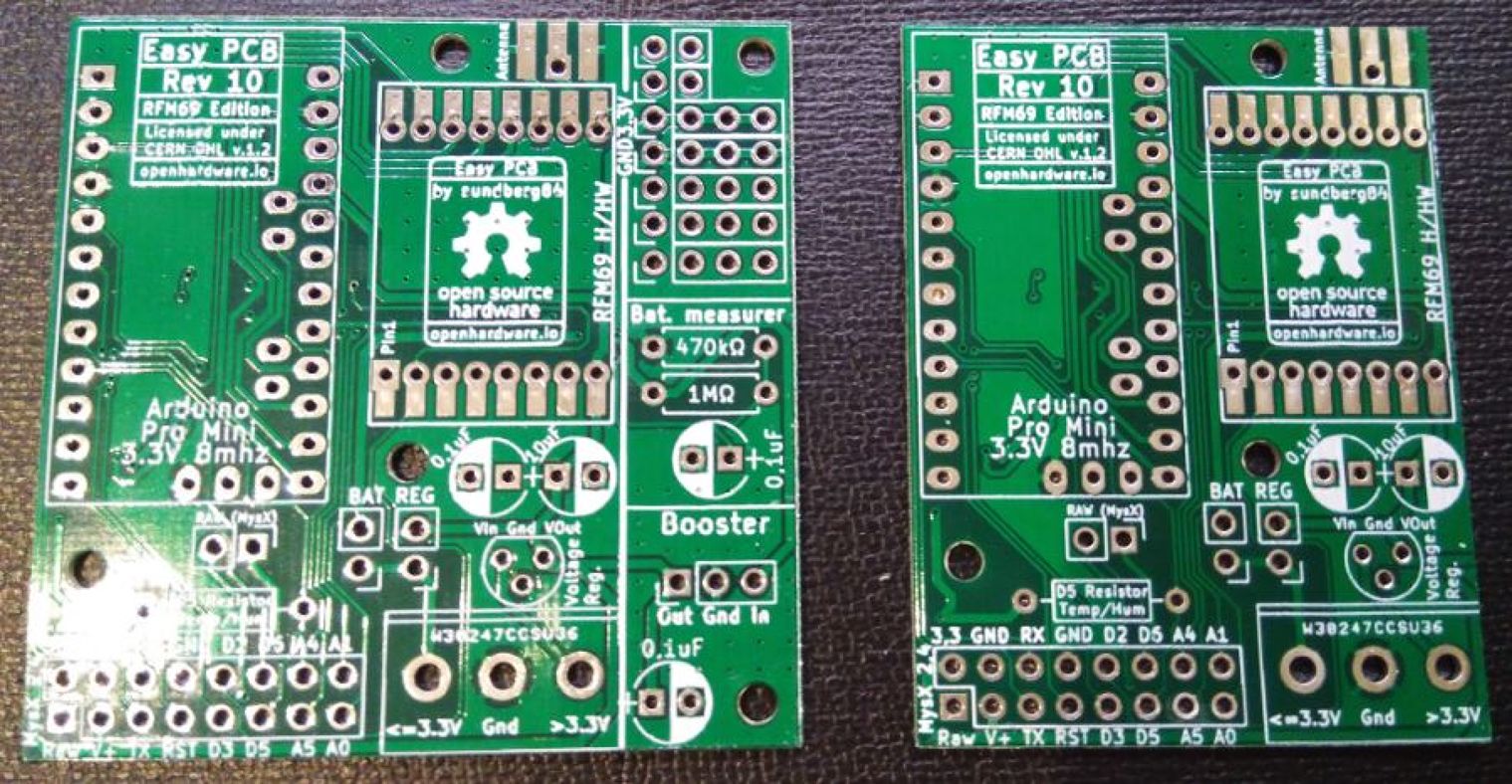 Easy/Newbie PCB (RFM69 HW/W edition) for MySensors | OpenHardware.io ...