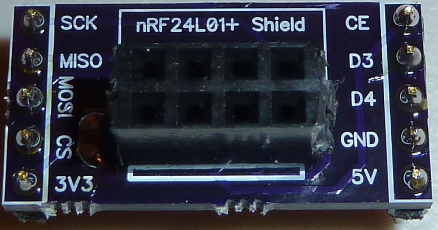 Small nRF24L01+ Shield for ESP8266 Wemos D1 Mini | OpenHardware.io ...