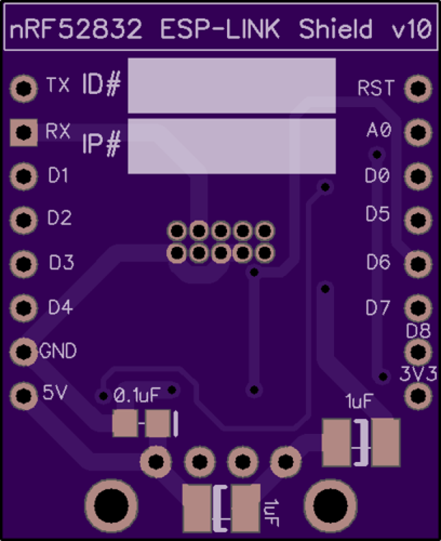 PA-LNA nRF52832 ESP-LINK Shield for Wemos D1 Mini ESP8266 | OpenHardware.io - Enables Open ...