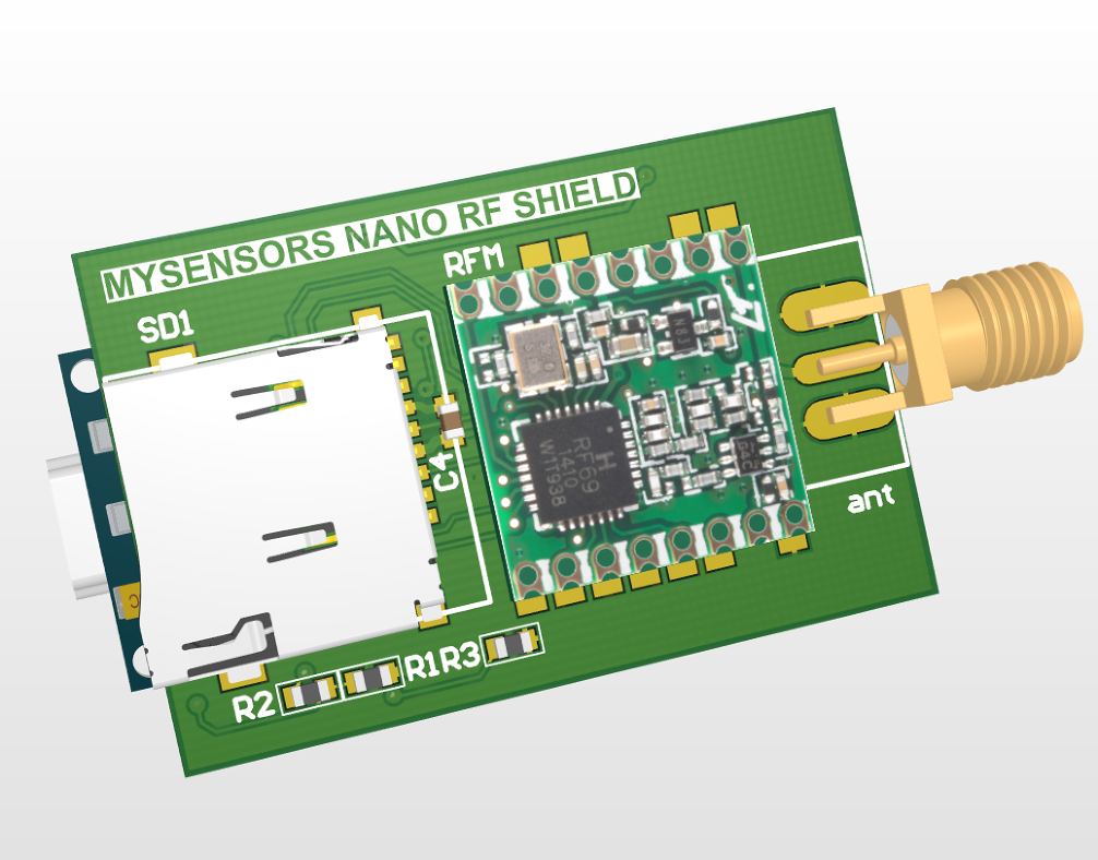 MySensors Nano RF shield | OpenHardware.io - Enables Open Source ...