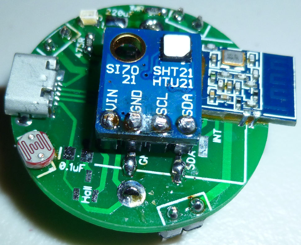 Multi-Sensor: Temp/Humidity/PIR/ Leak/Magnet/Light/Accel | OpenHardware.io - Enables Open Source ...