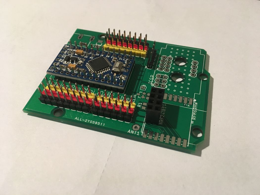 Arduino Pro Mini IO Shield | OpenHardware.io - Enables Open Source ...