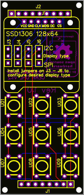 In-wall scene controller OLED keypad | OpenHardware.io - Enables Open Source Hardware Innovation