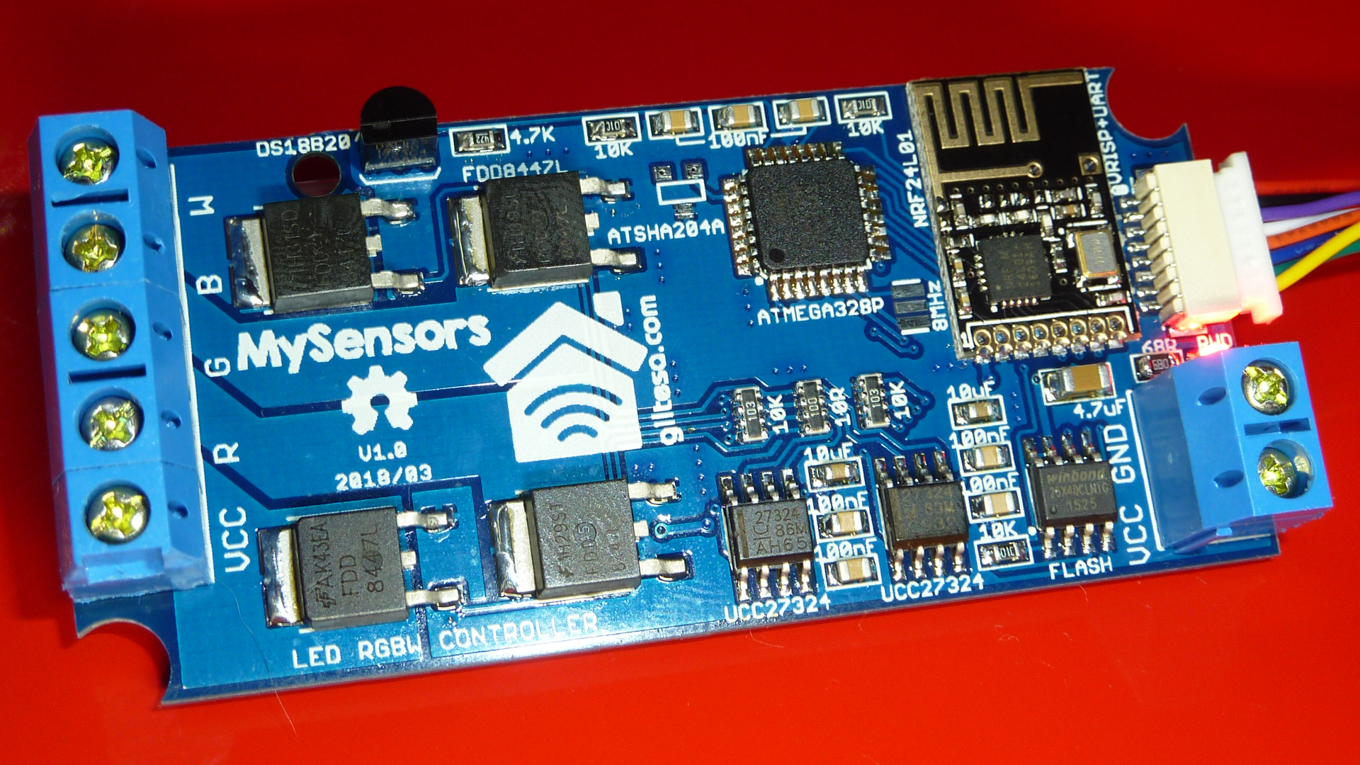 LED RGBW Controller | OpenHardware.io - Enables Open Source Hardware ...