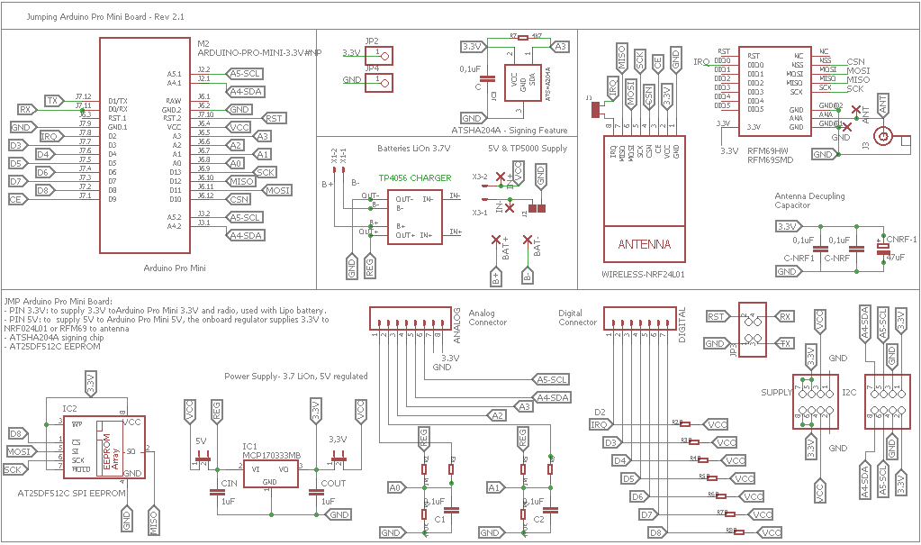 JMP Arduino Pro Mini Multisensor Board v2.1 | OpenHardware.io - Enables ...