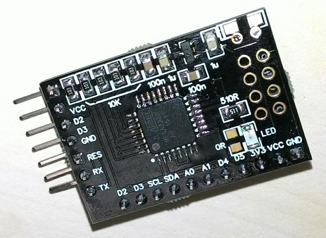 Simple compact RF24 node (ATmega328 + NRF24) | OpenHardware.io - Enables Open Source Hardware ...