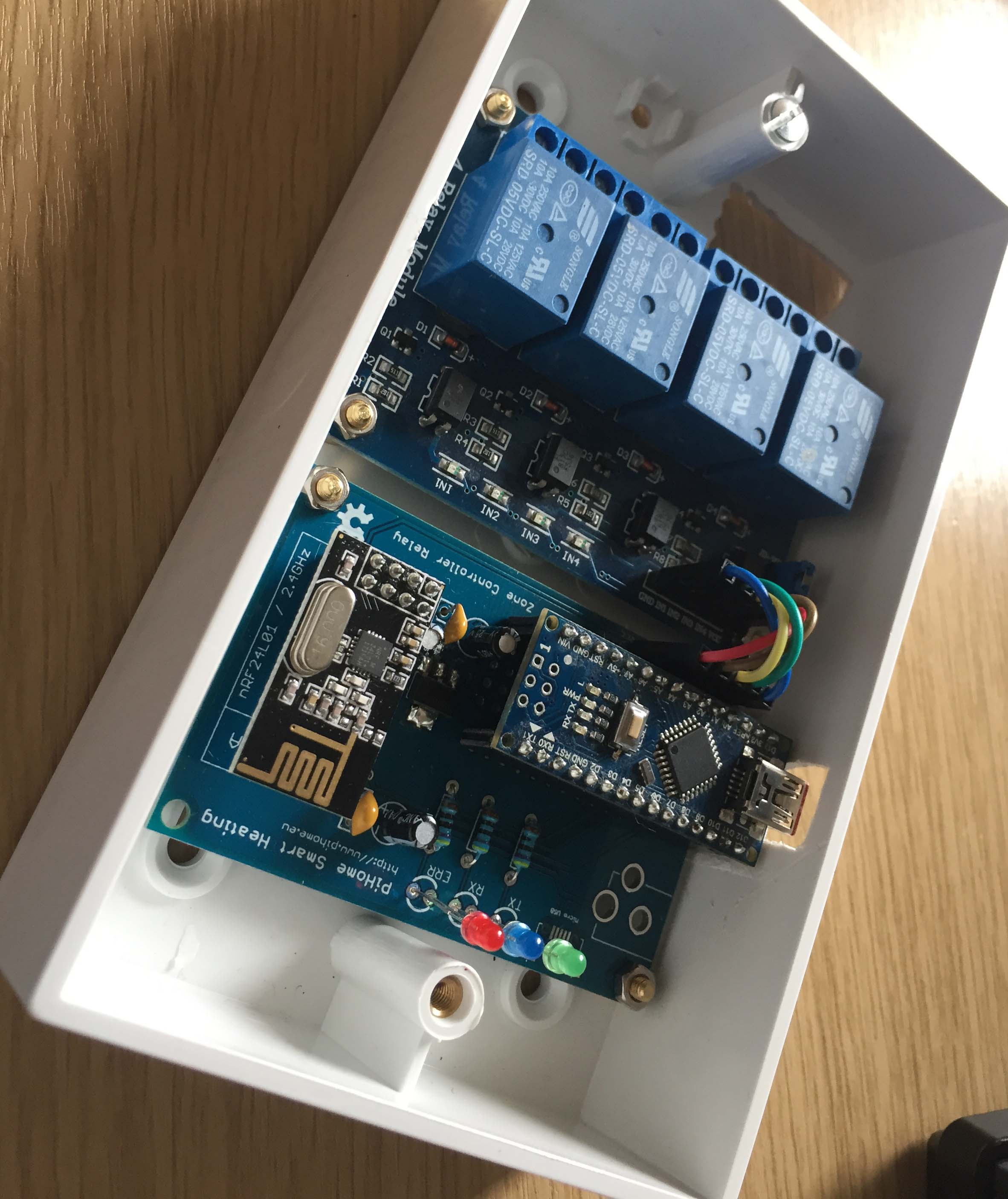 PiHome Wireless Multi Zone Controller Relay with nRF24L01 ...