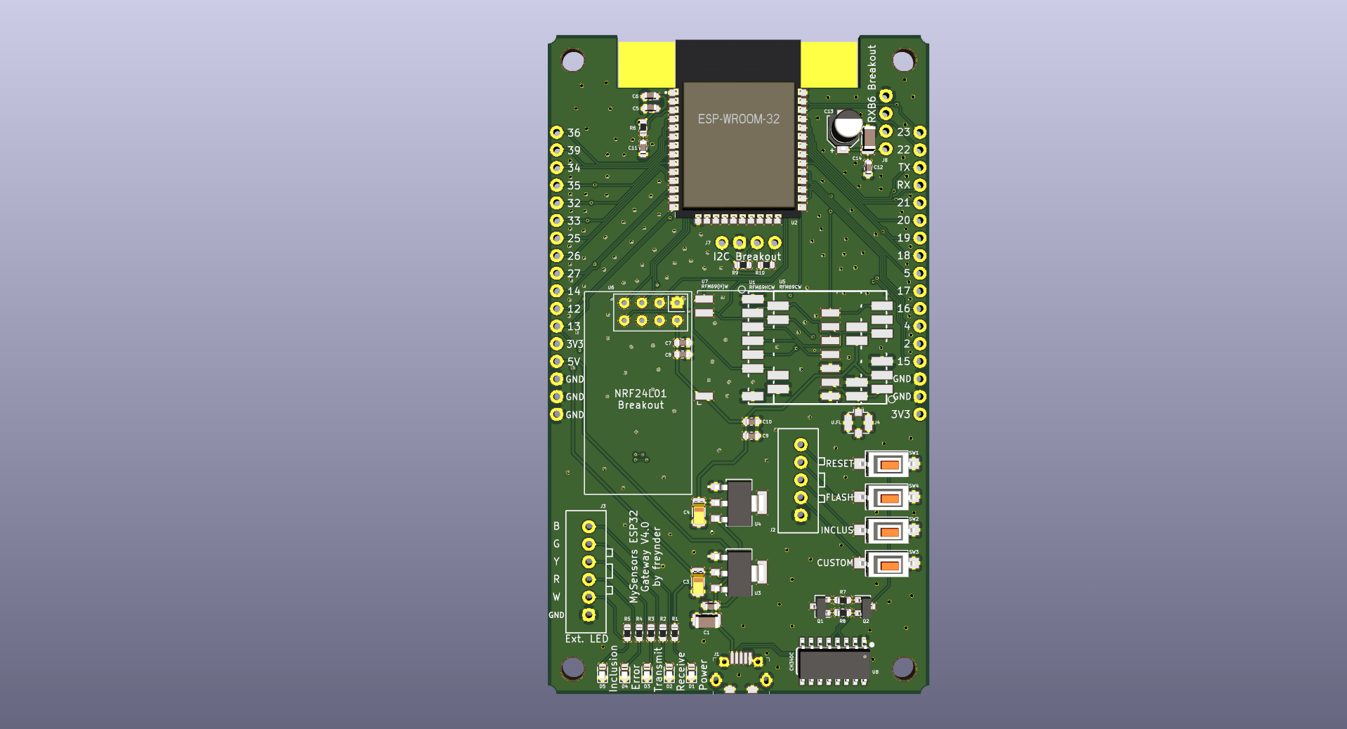 ESP32 MySensors Gateway V4.4 | OpenHardware.io - Enables Open Source Hardware Innovation