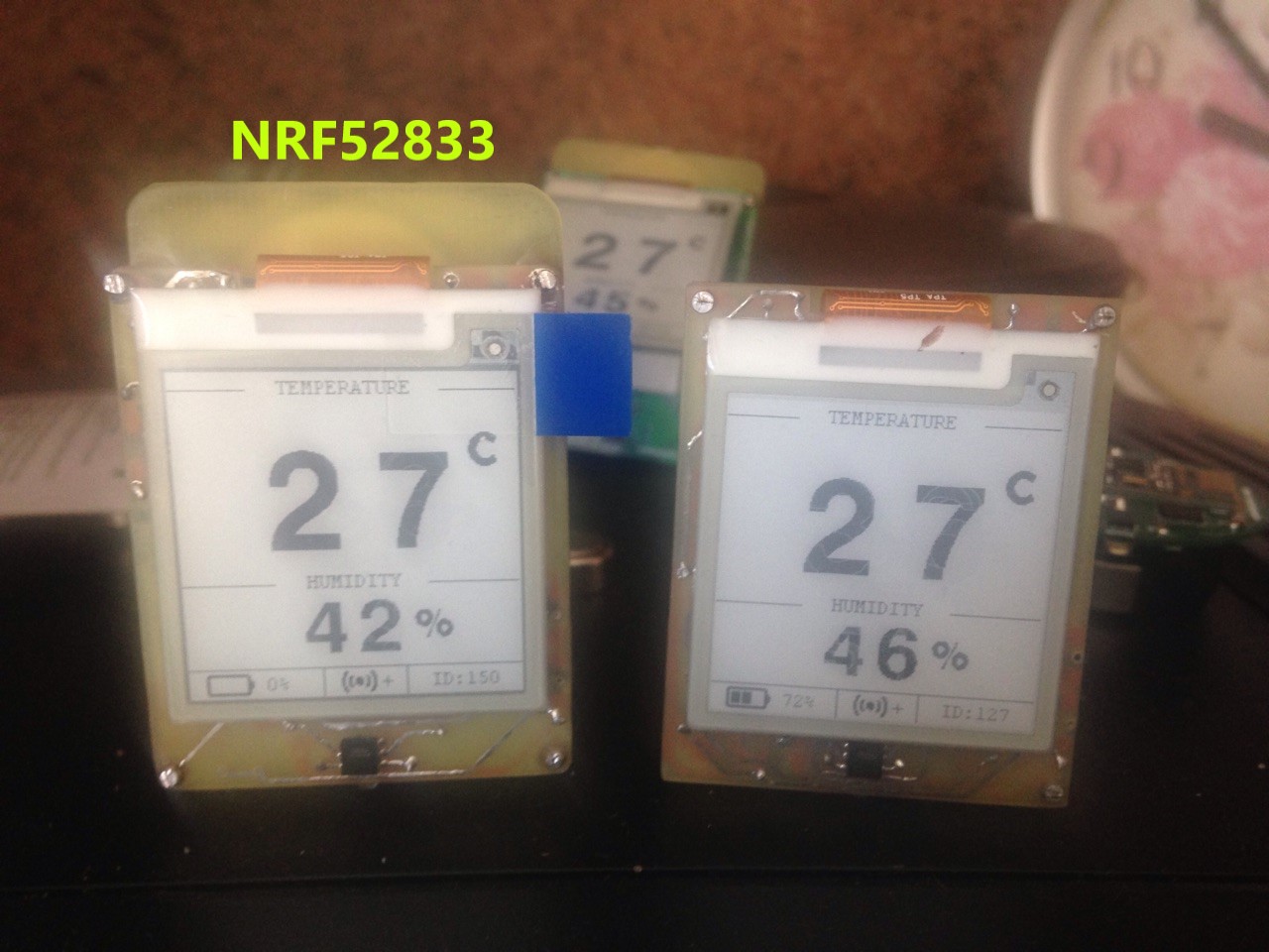 EFEKTA Temp&Hum sensor(ver. nRF52 )+E-Ink display | OpenHardware.io ...