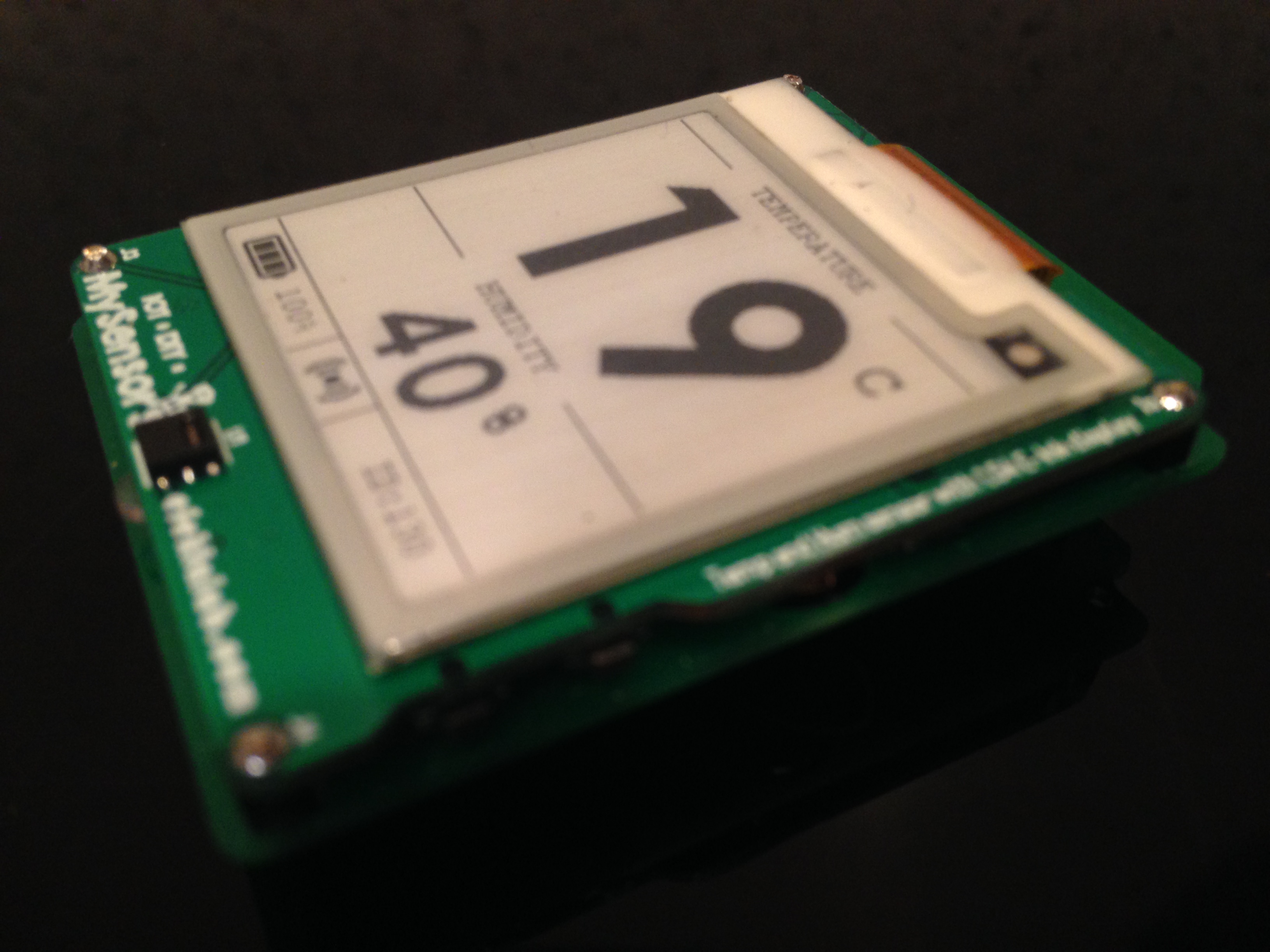 EFEKTA Temp&Hum sensor(ver. nRF52 )+E-Ink display | OpenHardware.io - Enables Open Source ...