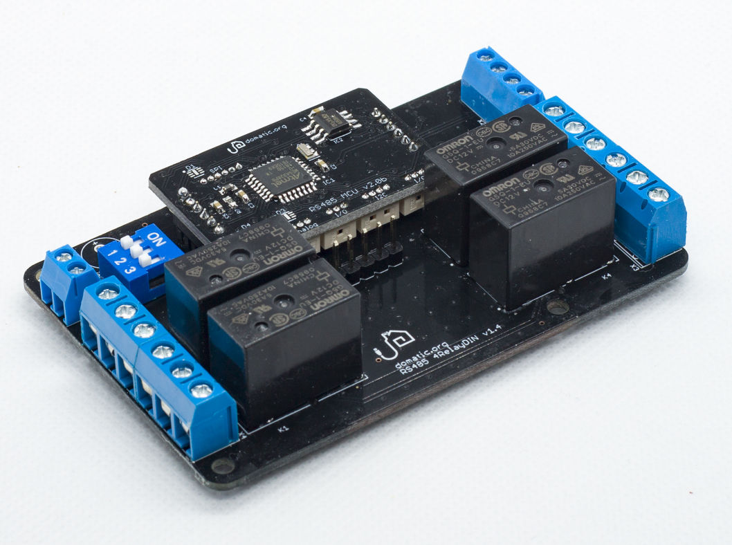 RS485 4RelayDin Shield | OpenHardware.io - Enables Open Source Hardware Innovation