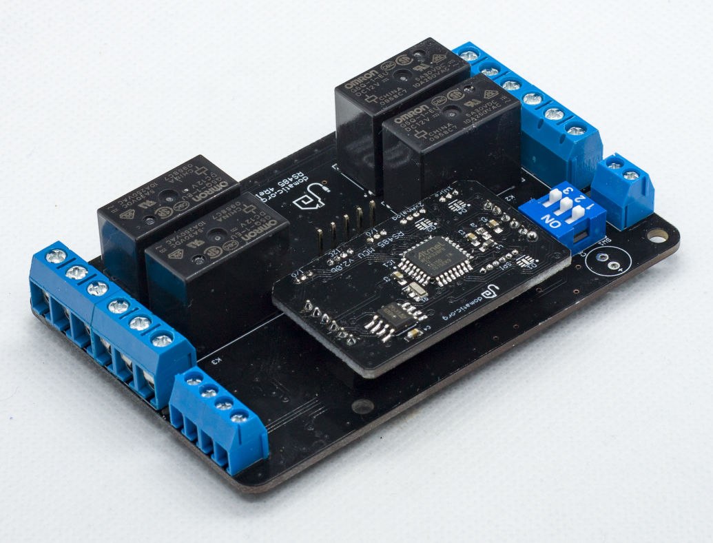 RS485 4RelayDin Shield | OpenHardware.io - Enables Open Source Hardware Innovation