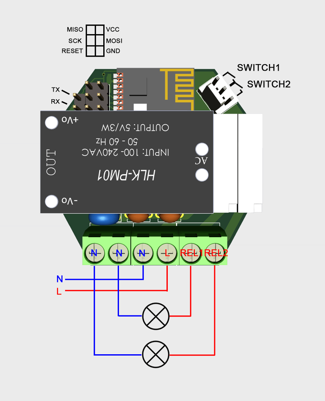 MySensors InCan double light switch | OpenHardware.io - Enables Open Source Hardware Innovation