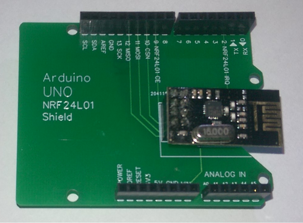 Arduino UNO NRF24L01+ Shield | OpenHardware.io - Enables Open Source ...