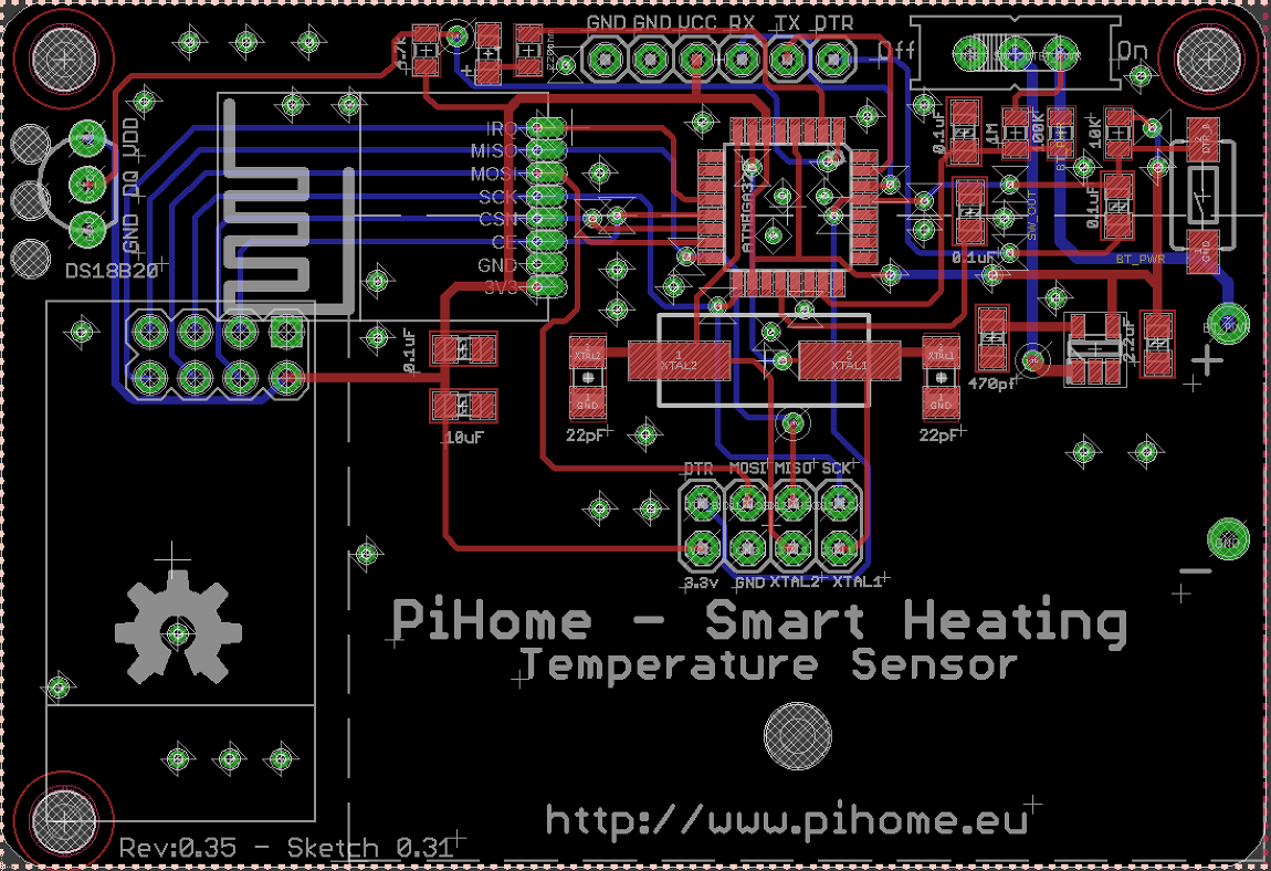 PiHome Temperature Sensor | OpenHardware.io - Enables Open Source ...