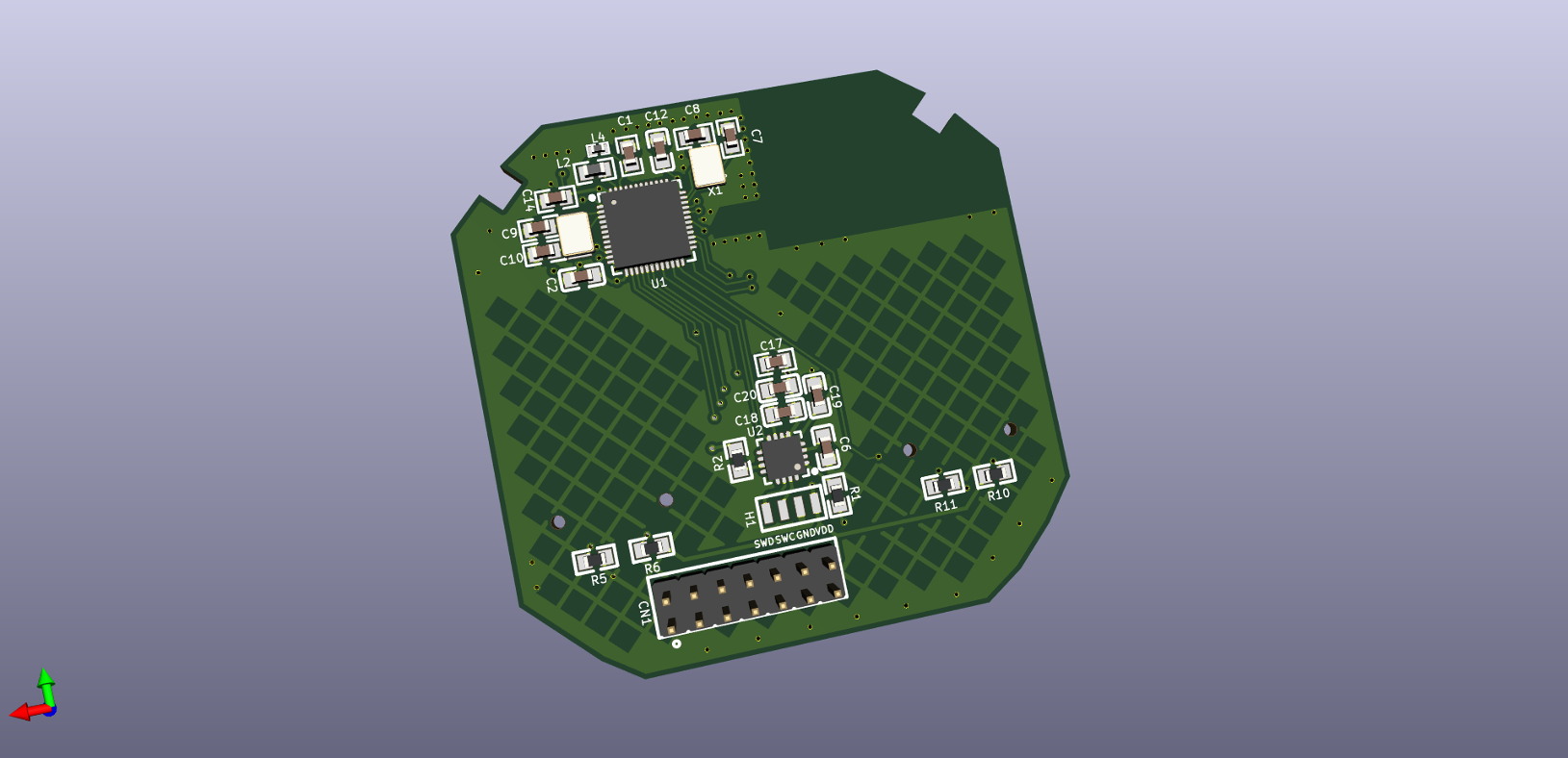 NRF52832 2 channel control plate for in wall switch | OpenHardware.io - Enables Open Source ...