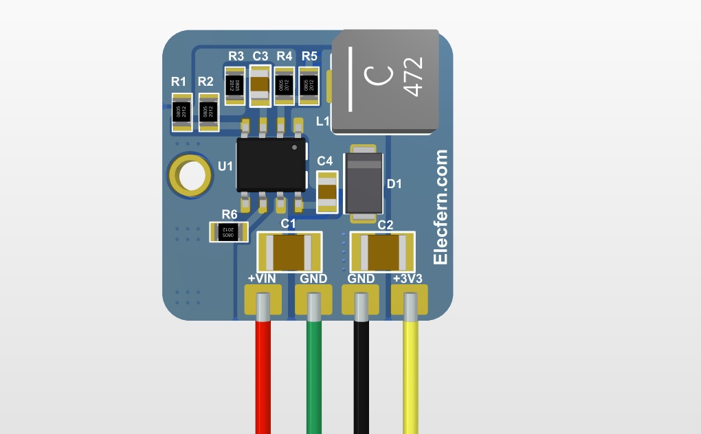 MP1584EN DC-DC Buck Converter Power Module | OpenHardware.io - Enables ...