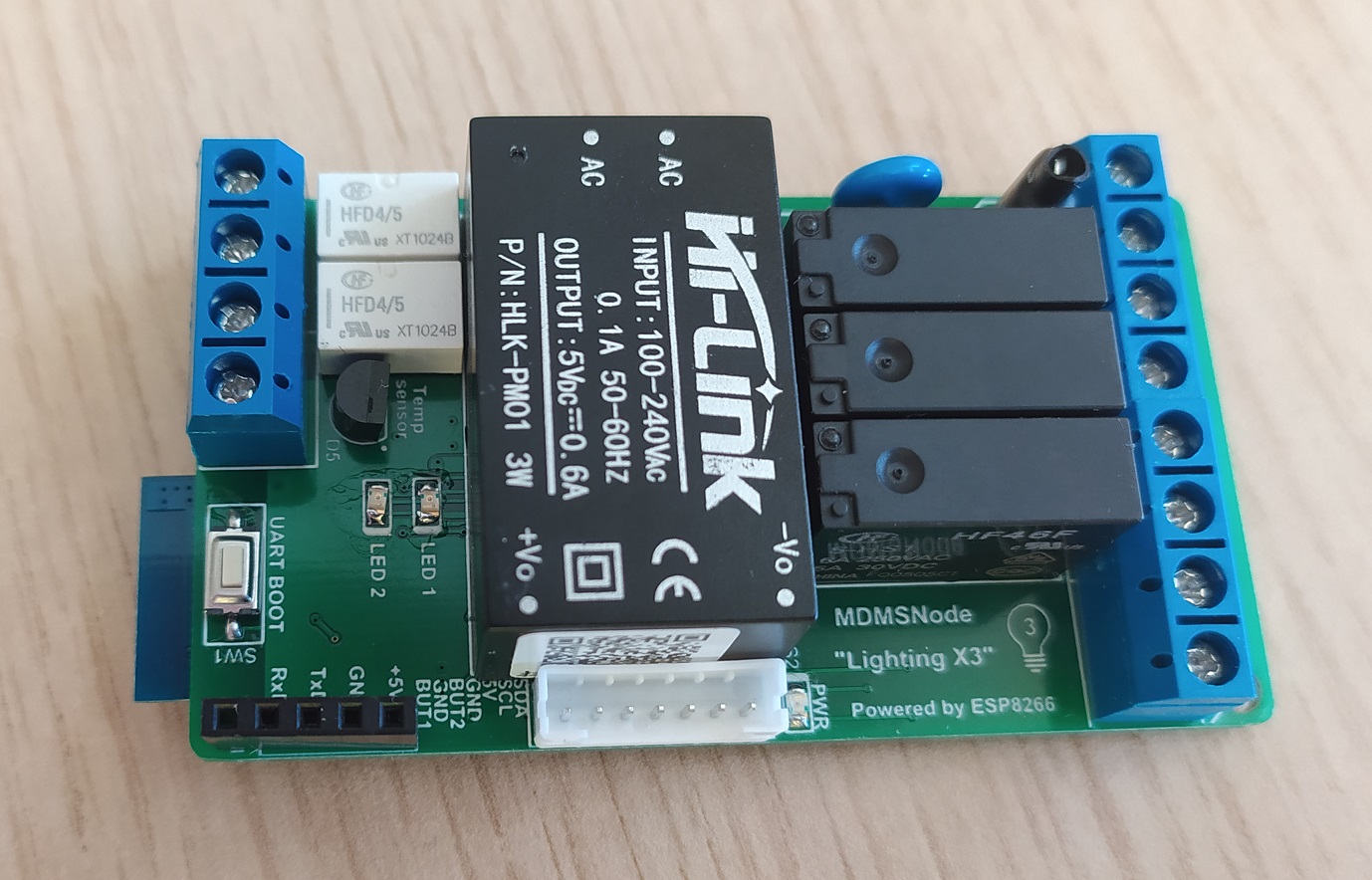 MDMSNode "Lighting X3" (based on ESP8266) | OpenHardware.io - Enables Open Source Hardware ...