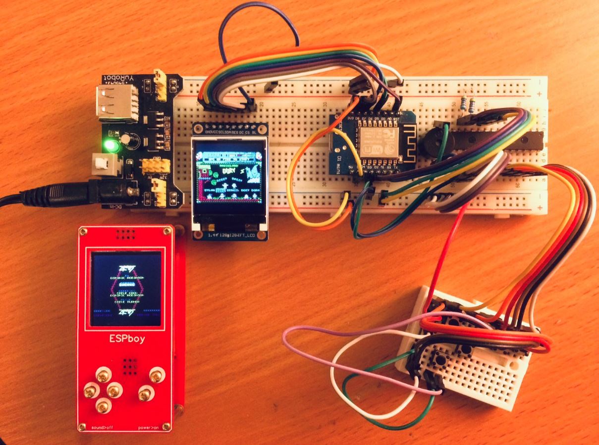 ESPboy: Games, IoT, STEM for education & fun (ESP8266 core) | OpenHardware.io - Enables Open ...