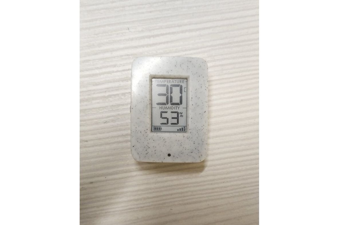 Mini temperature and humidity sensor with e-ink 1.02 Inch ...