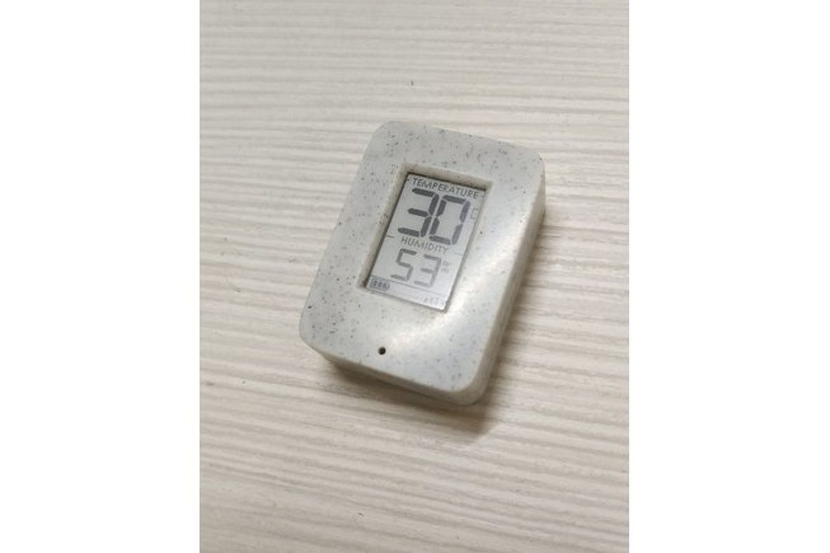 Mini temperature and humidity sensor with e-ink 1.02 Inch ...