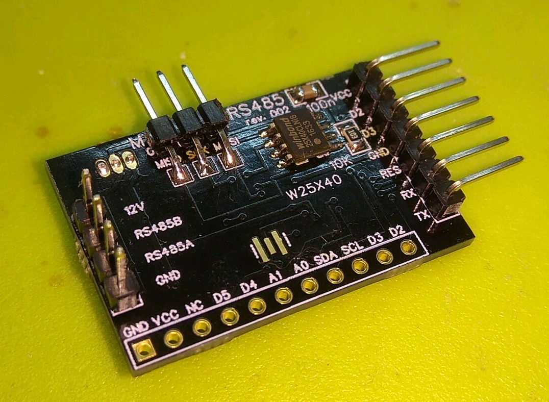 Simple compact RS485 node v2 (ATmega328 + MAX3485 + W25X40) | OpenHardware.io - Enables Open ...