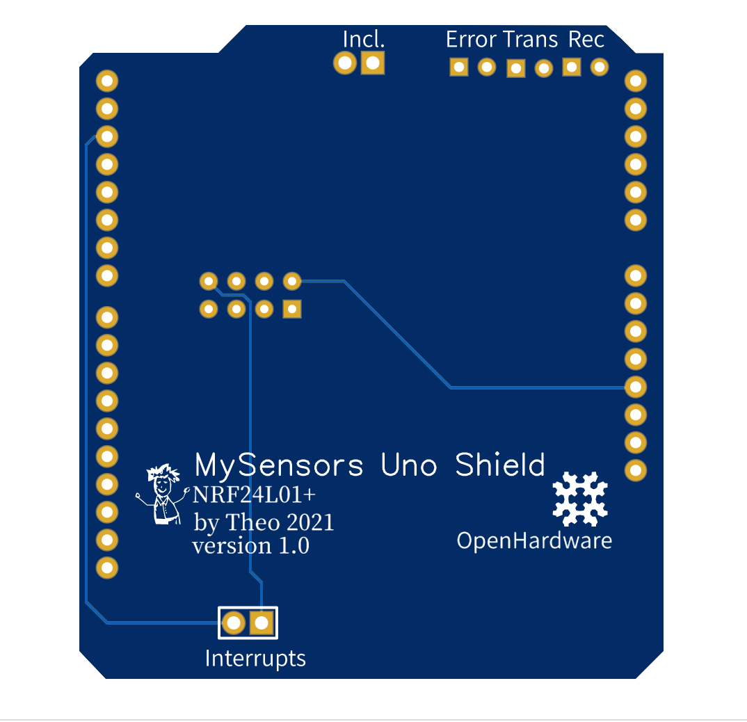 Uno Gateway shield NRF24L01+ version | OpenHardware.io - Enables Open ...