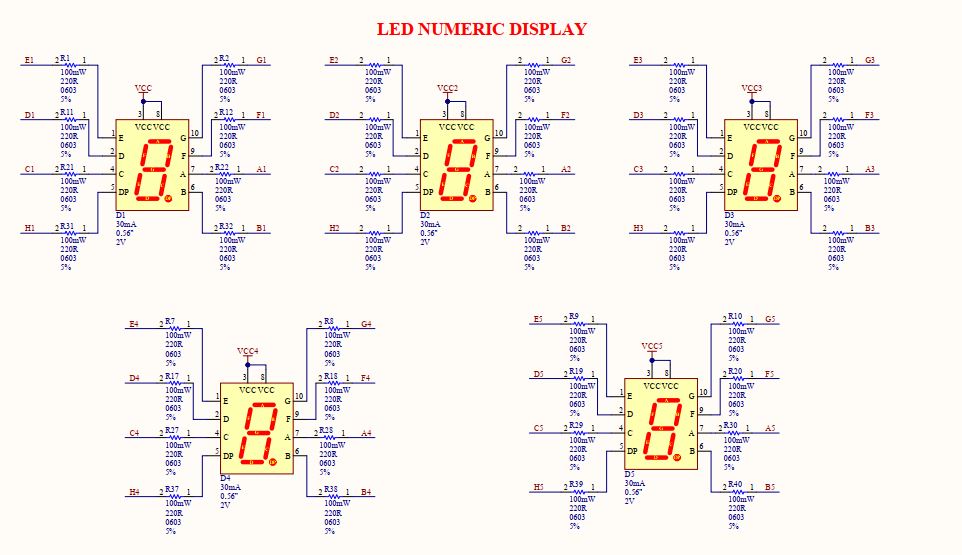 7-Segment LEDs Module Using Shift Register CD74HC595 | OpenHardware.io - Enables Open Source ...