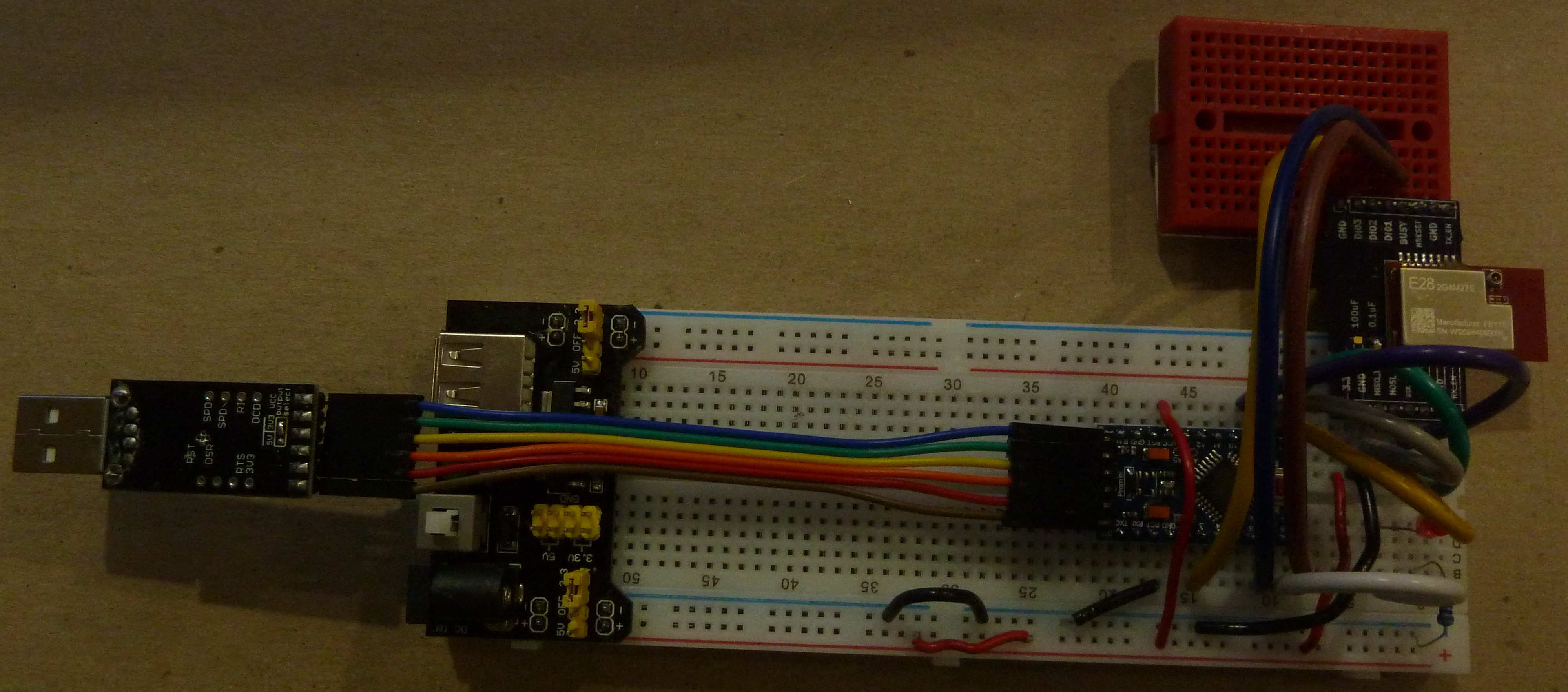 EBYTE E28-2G4M27S (SX-1280 chip) 2.4GHz LoRa Breakout Board ...