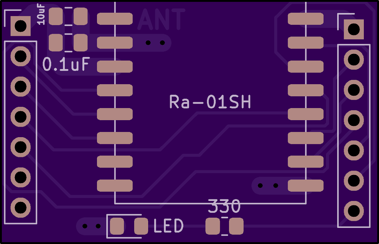 Ra-01SH 900MHz AI-Thinker LoRa adapter board | OpenHardware.io ...