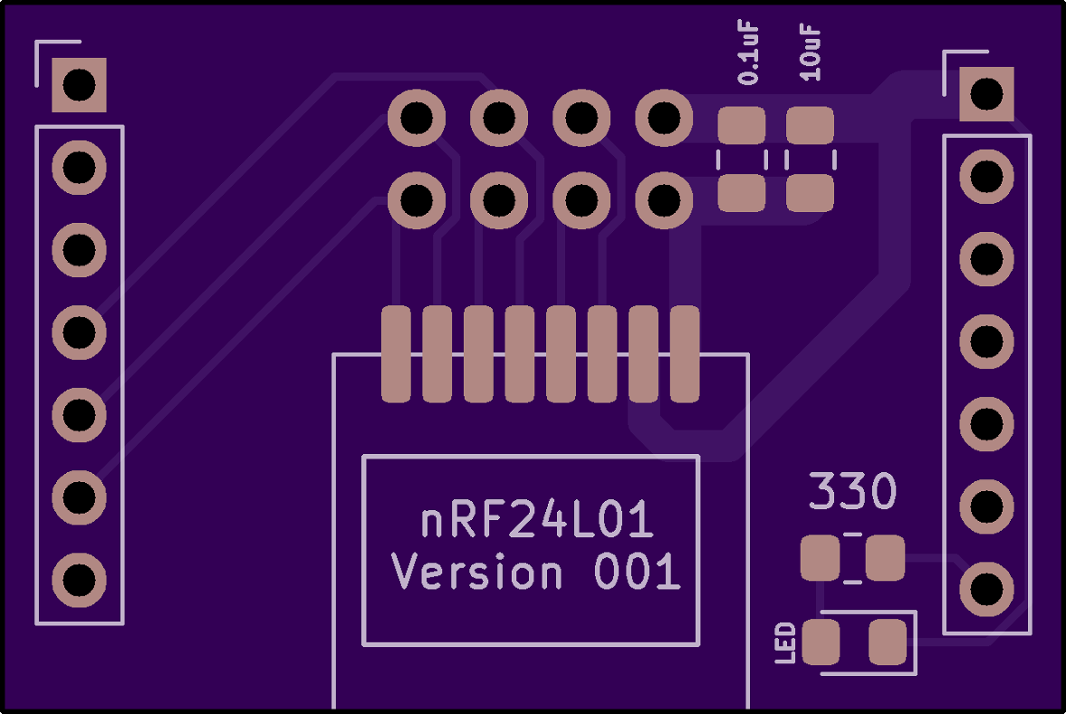 nRF24L01 adapter board | OpenHardware.io - Enables Open Source Hardware ...