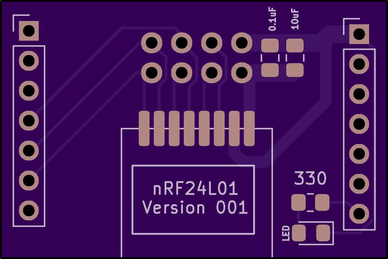 nRF24L01 adapter board | OpenHardware.io - Enables Open Source Hardware ...