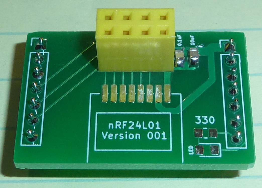 nRF24L01 adapter board | OpenHardware.io - Enables Open Source Hardware ...